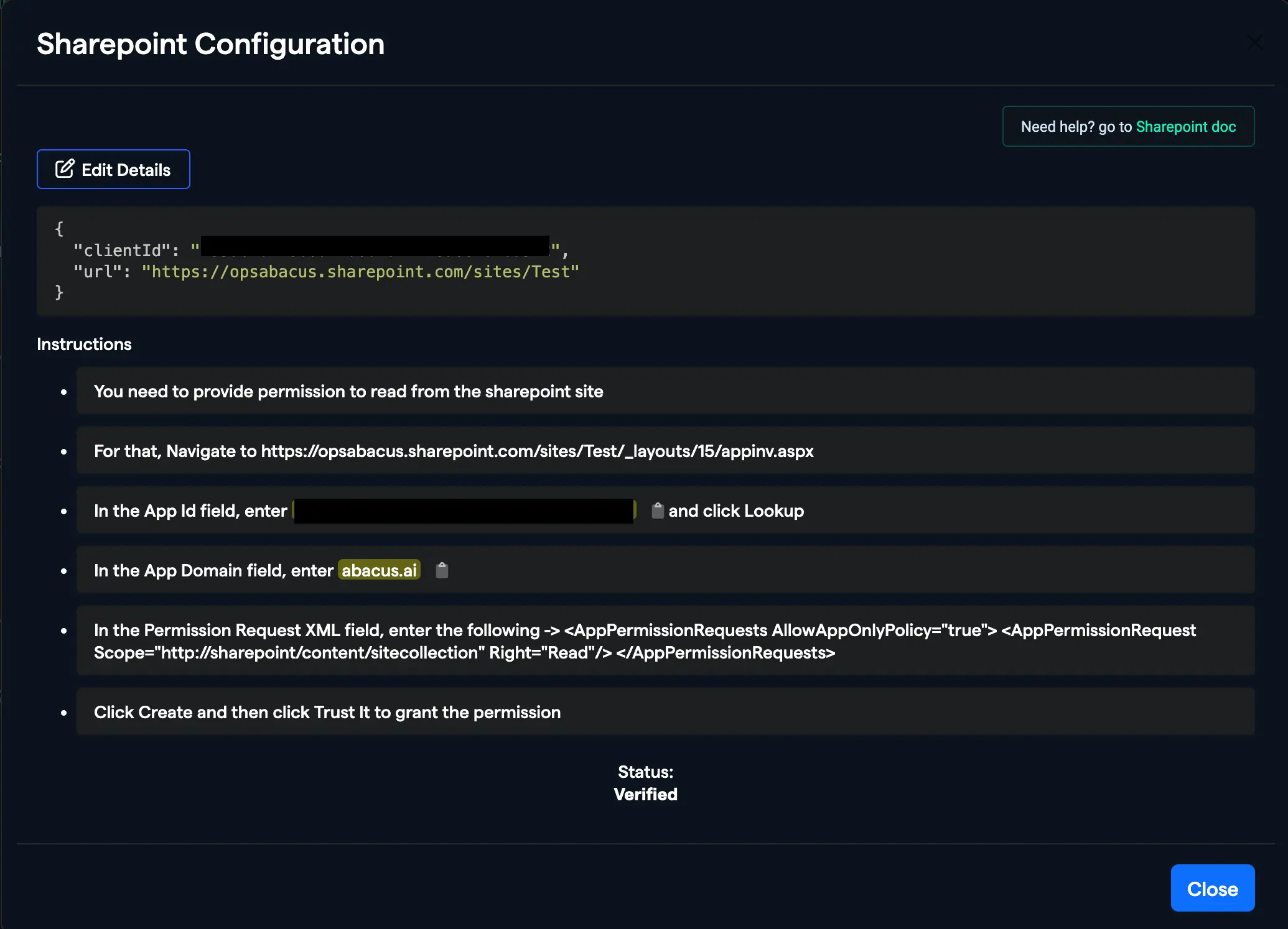 Abacus.AI - Sharepoint